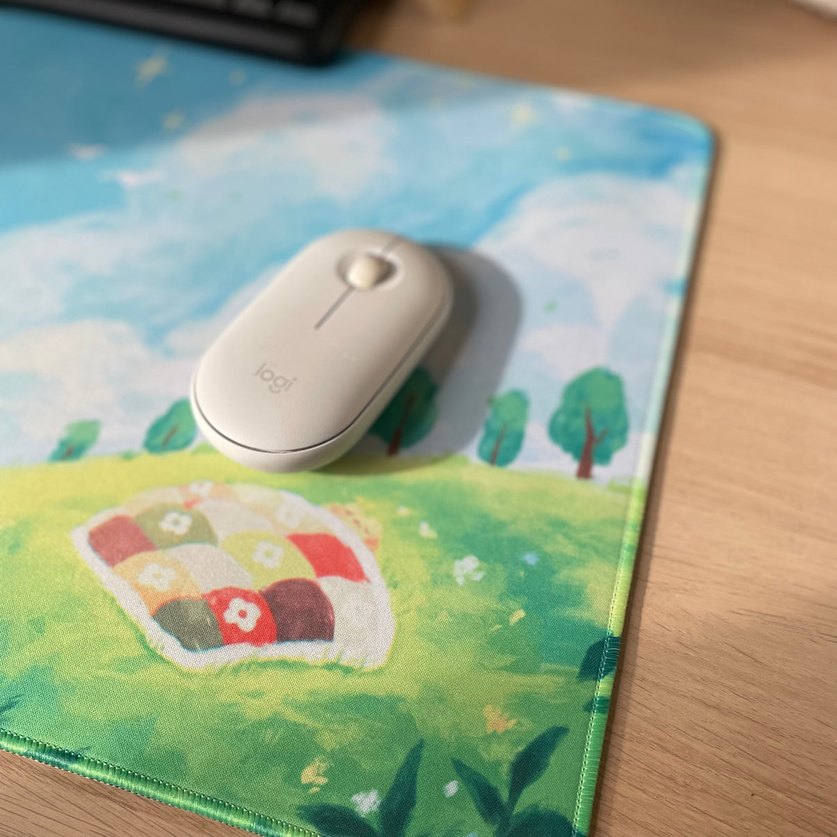 Cloudy Nap - Deskmat – berriemoo