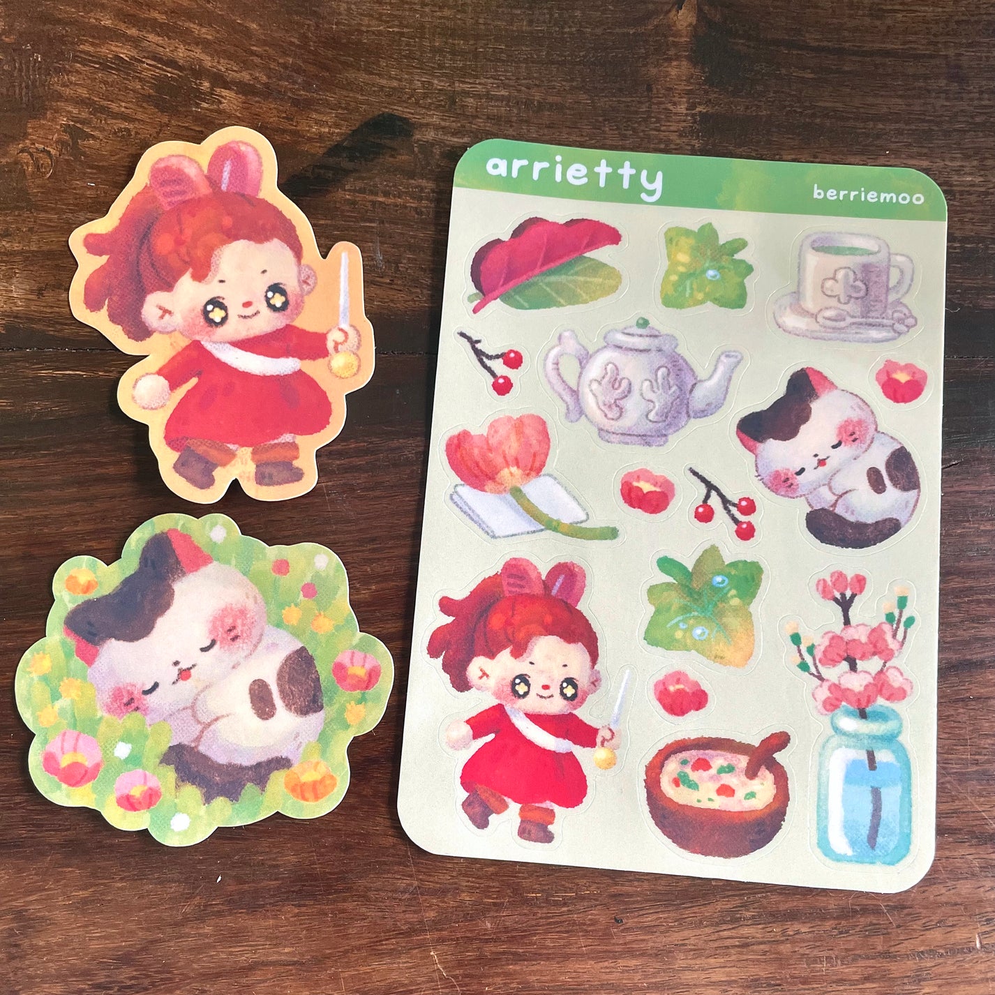 Arrietty - Vinyl Stickers – berriemoo