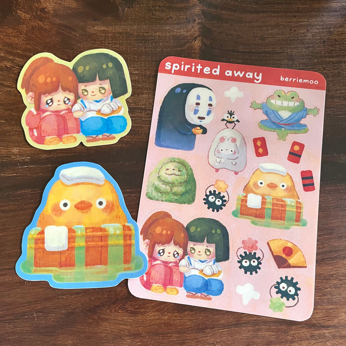 Spirited Away - Vinyl Stickers – berriemoo
