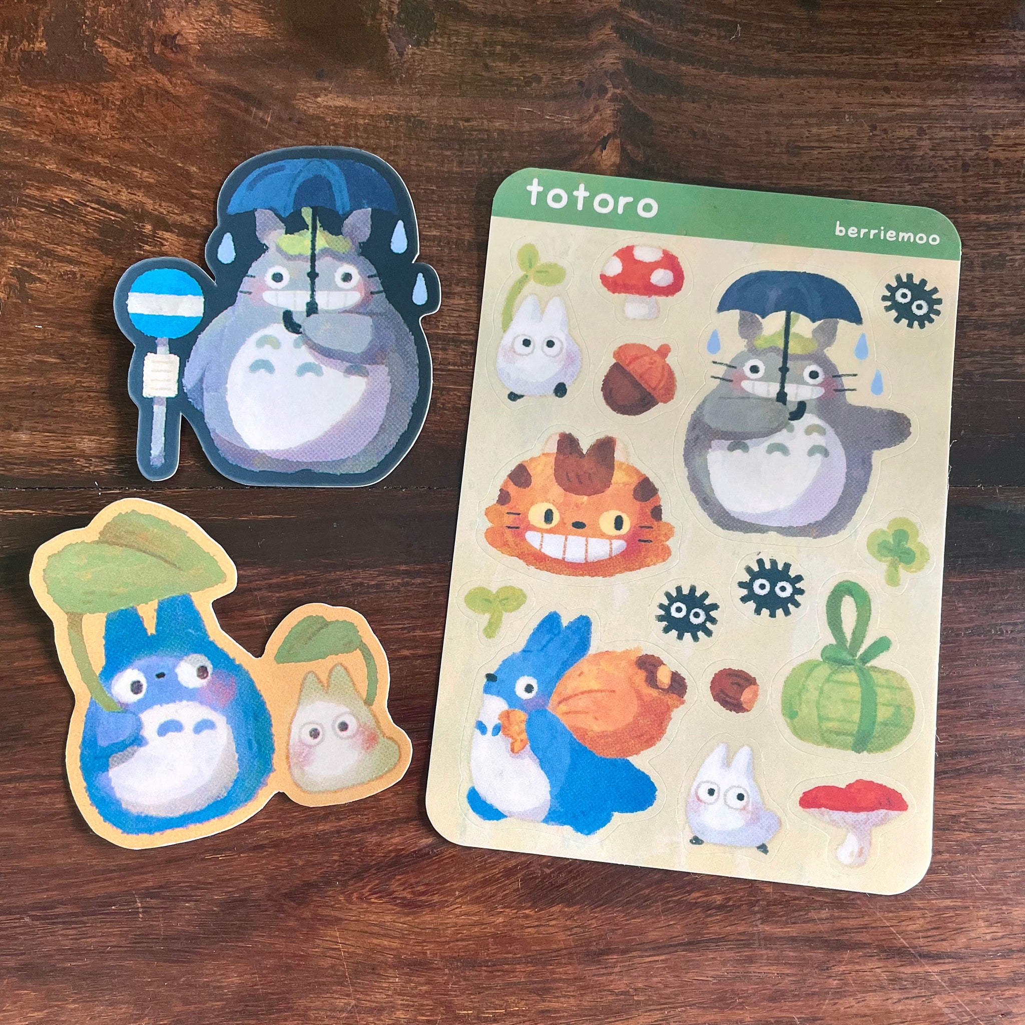 Totoro - Vinyl Stickers – berriemoo
